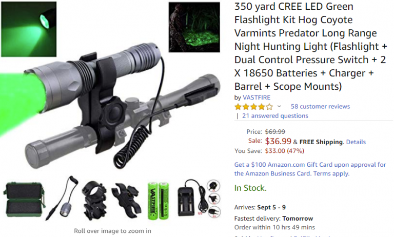 VASTFIRE Flashlights: Budget Gems in the World of Hunting - Warncke ...